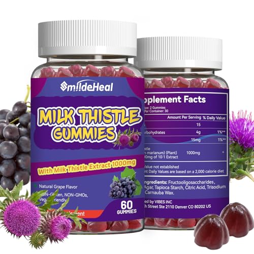 Milk thistle antioxidant support gummies