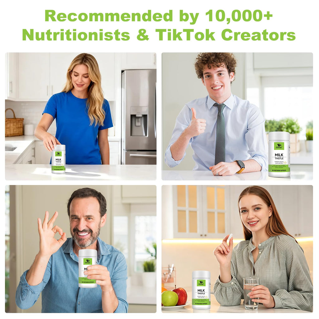 Milk Thistle capsules for antioxidant support