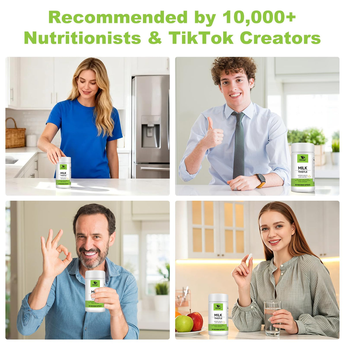 Milk Thistle capsules for antioxidant support