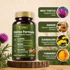 Milk thistle capsules for cleansing