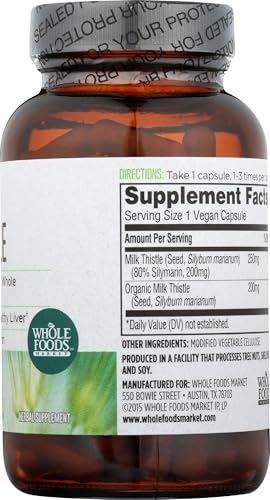 milk thistle capsules for daily health