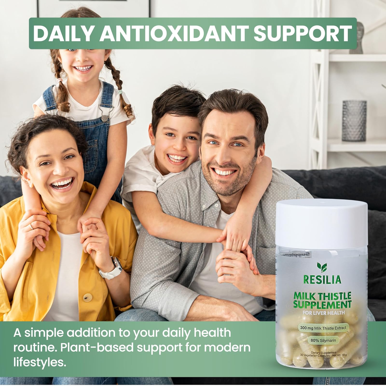 Milk Thistle capsules for daily health