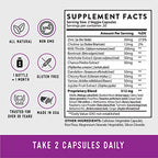 milk thistle capsules for daily liver support