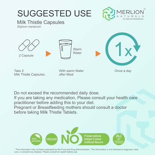milk thistle capsules for daily use