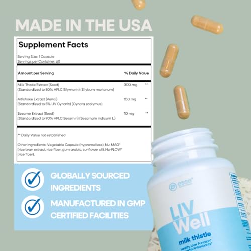 milk thistle capsules for daily use