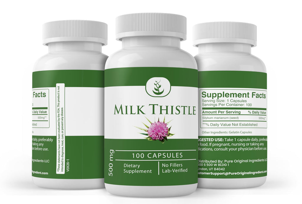 milk thistle capsules for daily use