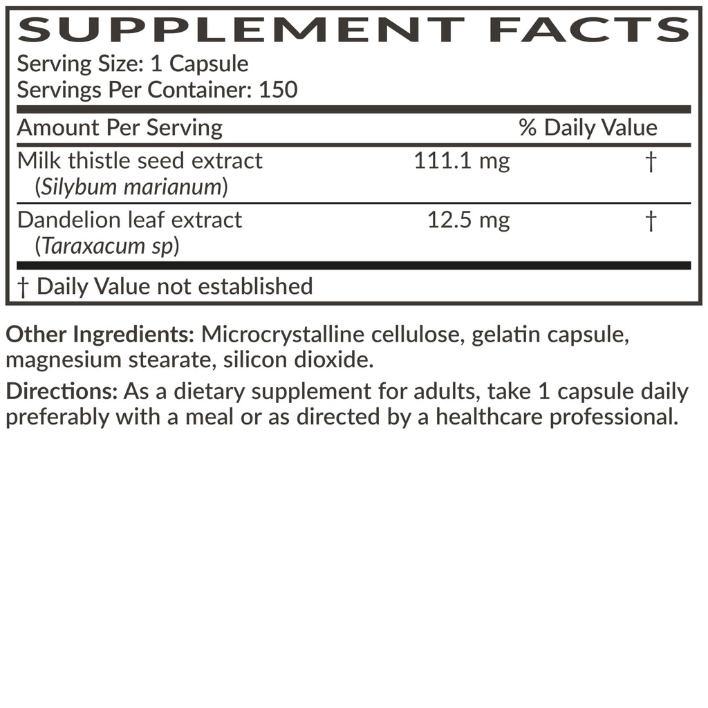 milk thistle capsules for daily use