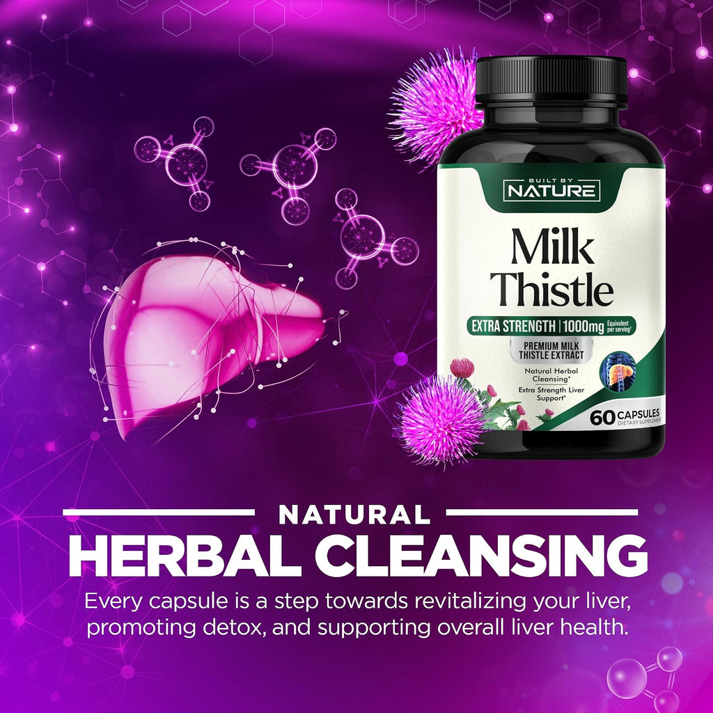 milk thistle capsules for daily vitality
