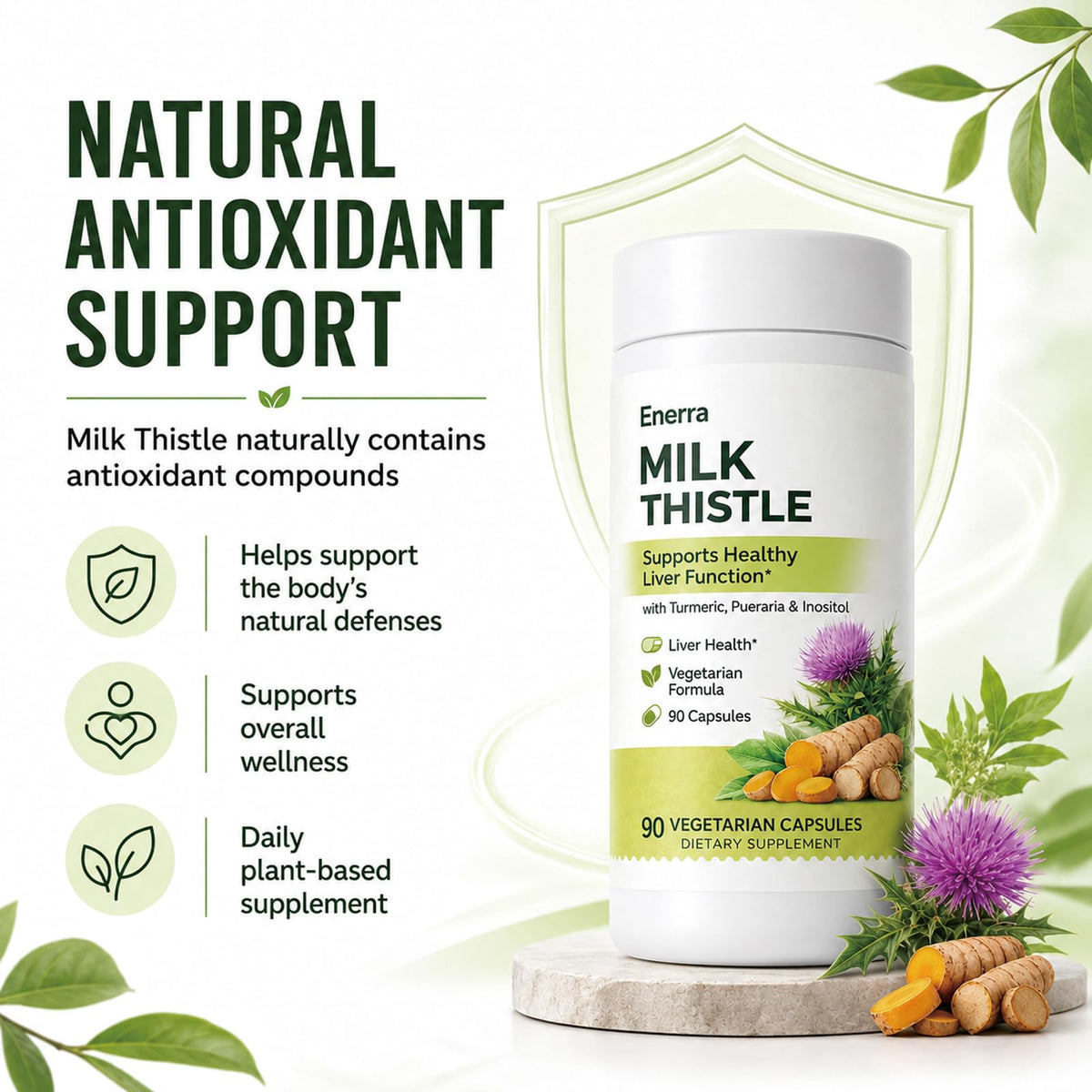 Milk Thistle capsules for detox