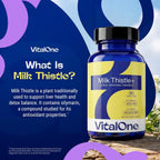 Milk Thistle capsules for detox
