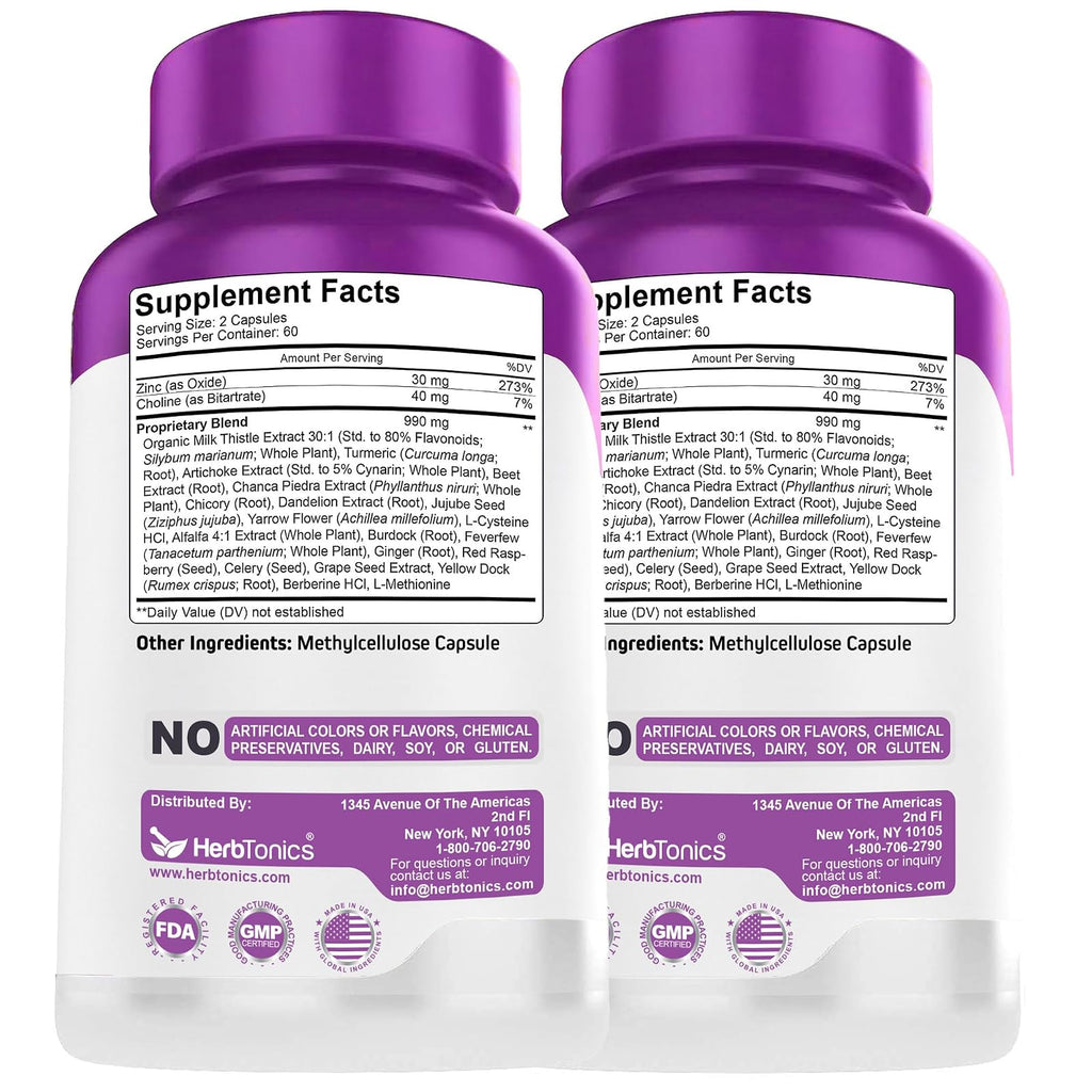 milk thistle capsules for detoxification