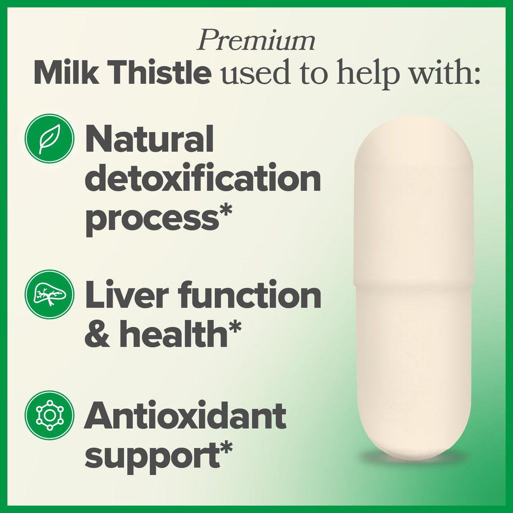milk thistle capsules for detoxification