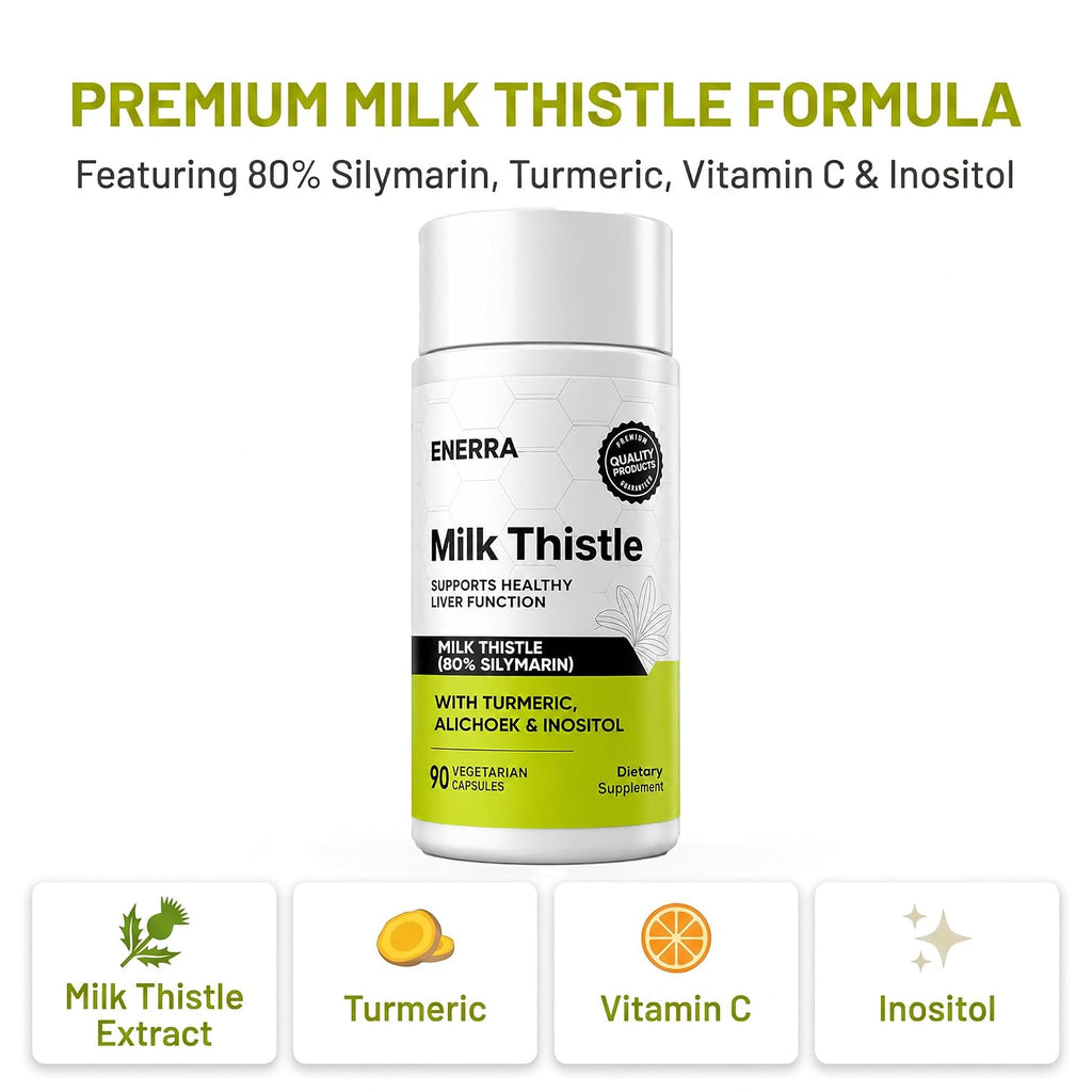Milk Thistle capsules for digestive health