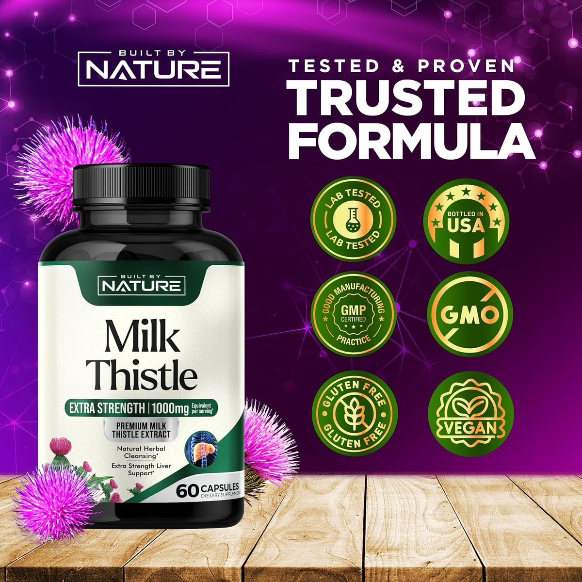 milk thistle capsules for digestive support
