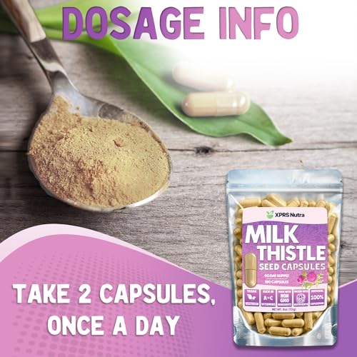 milk thistle capsules for fatty liver