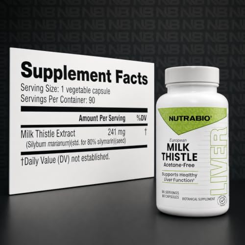 Milk Thistle capsules for liver health