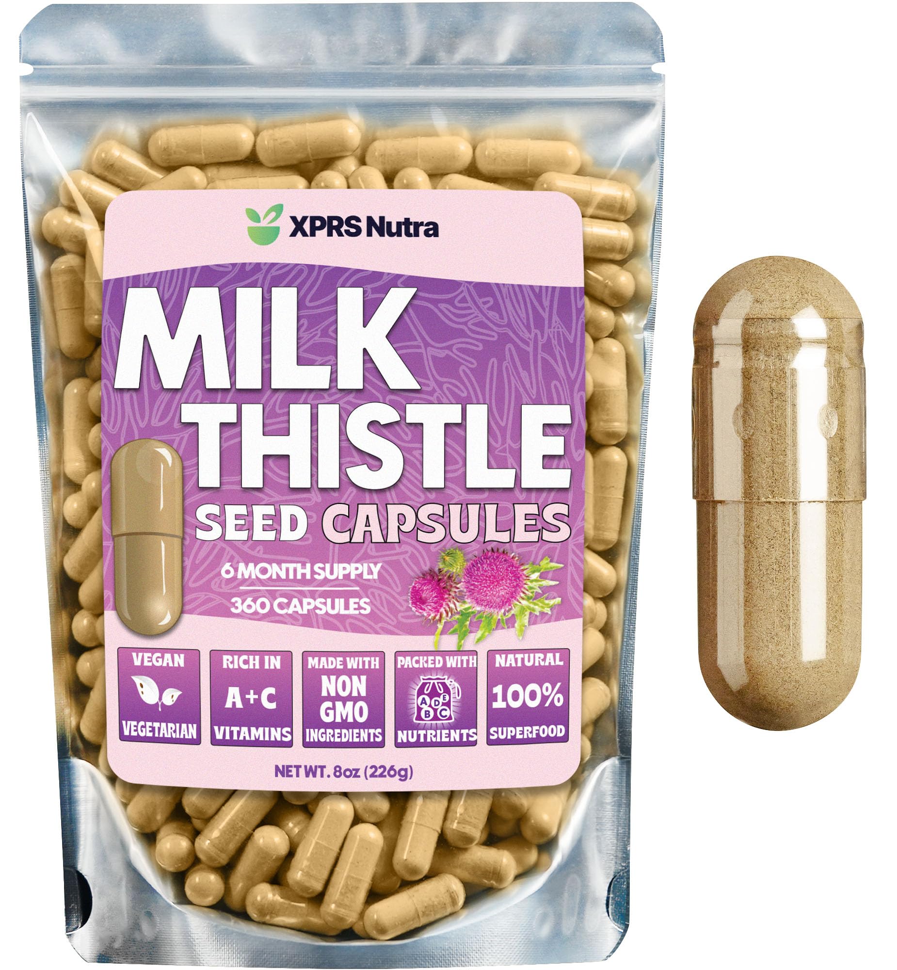 milk thistle capsules for liver health