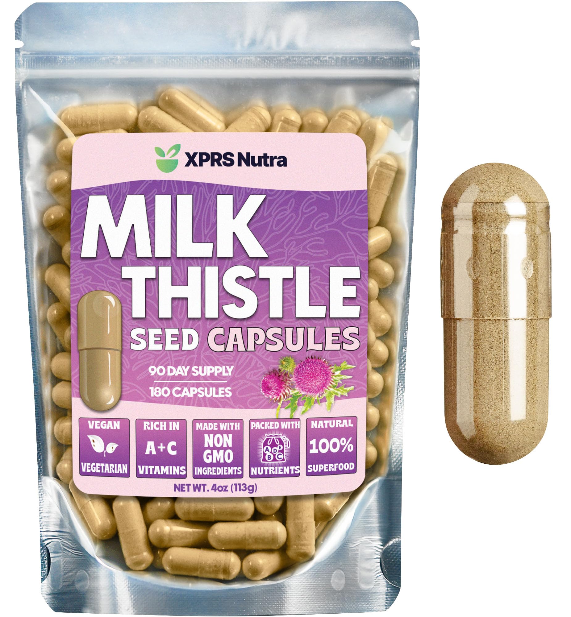 milk thistle capsules for liver health
