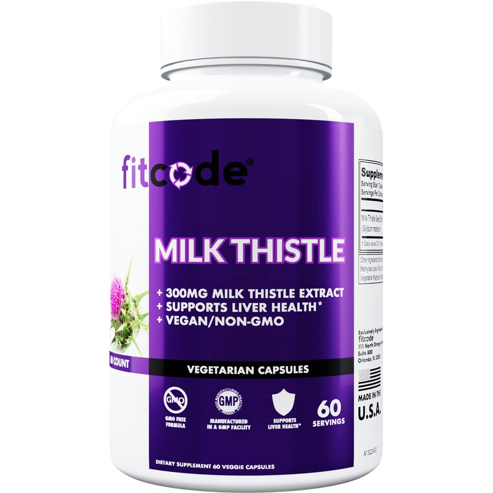 milk thistle capsules for liver support