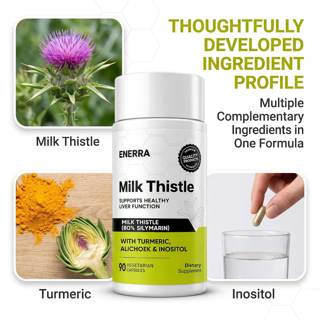 Milk Thistle capsules for liver support