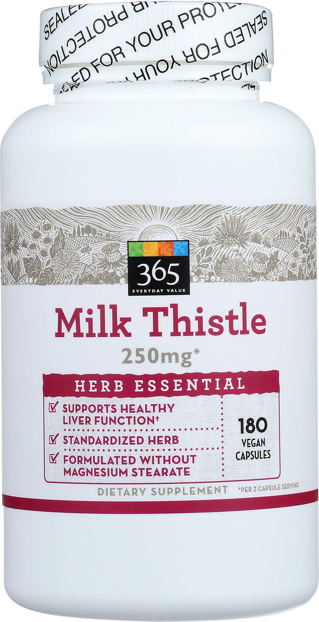 milk thistle capsules for liver support