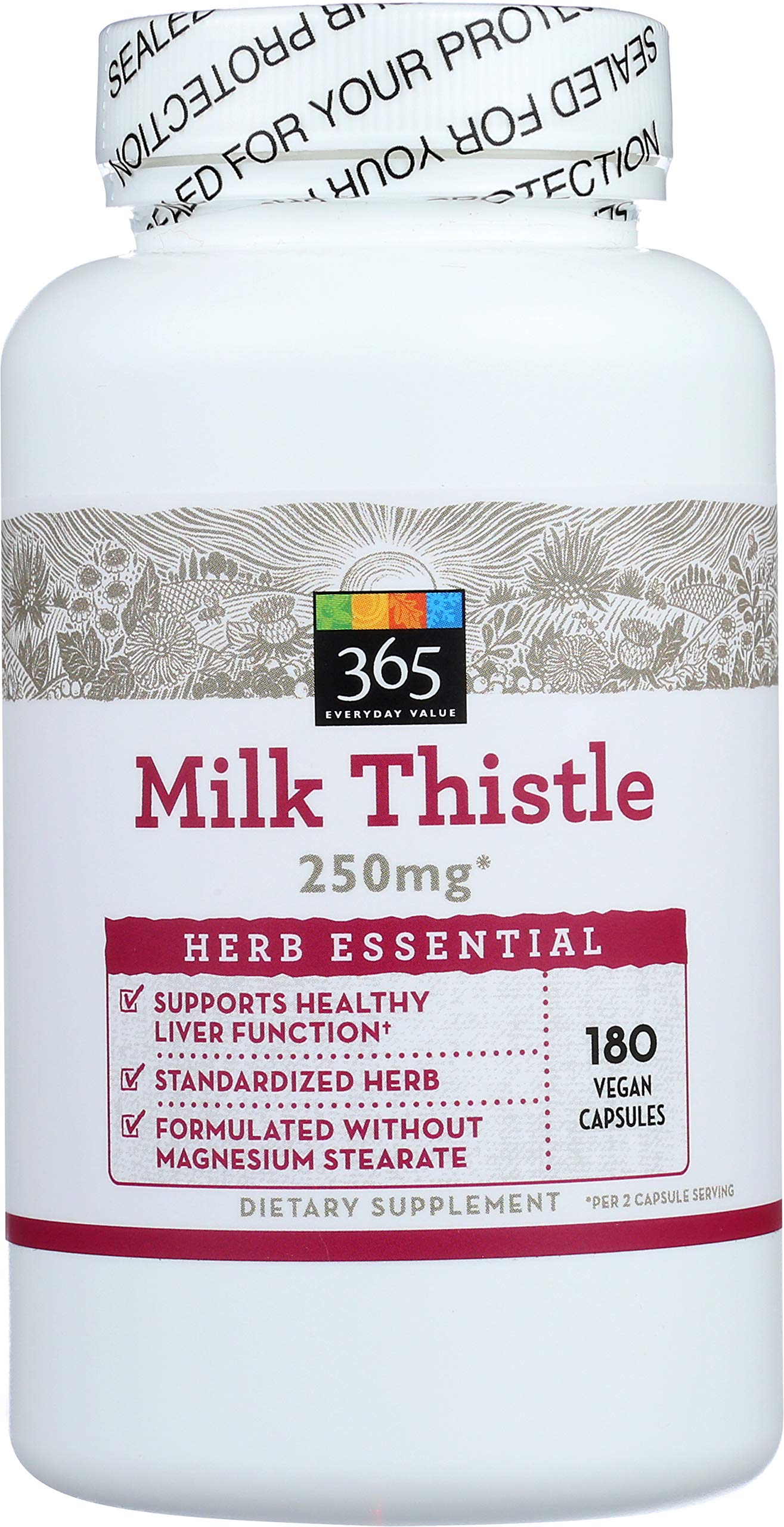 milk thistle capsules for liver support
