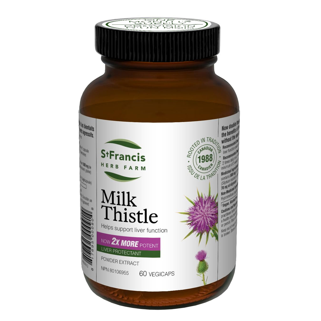 milk thistle capsules for liver support