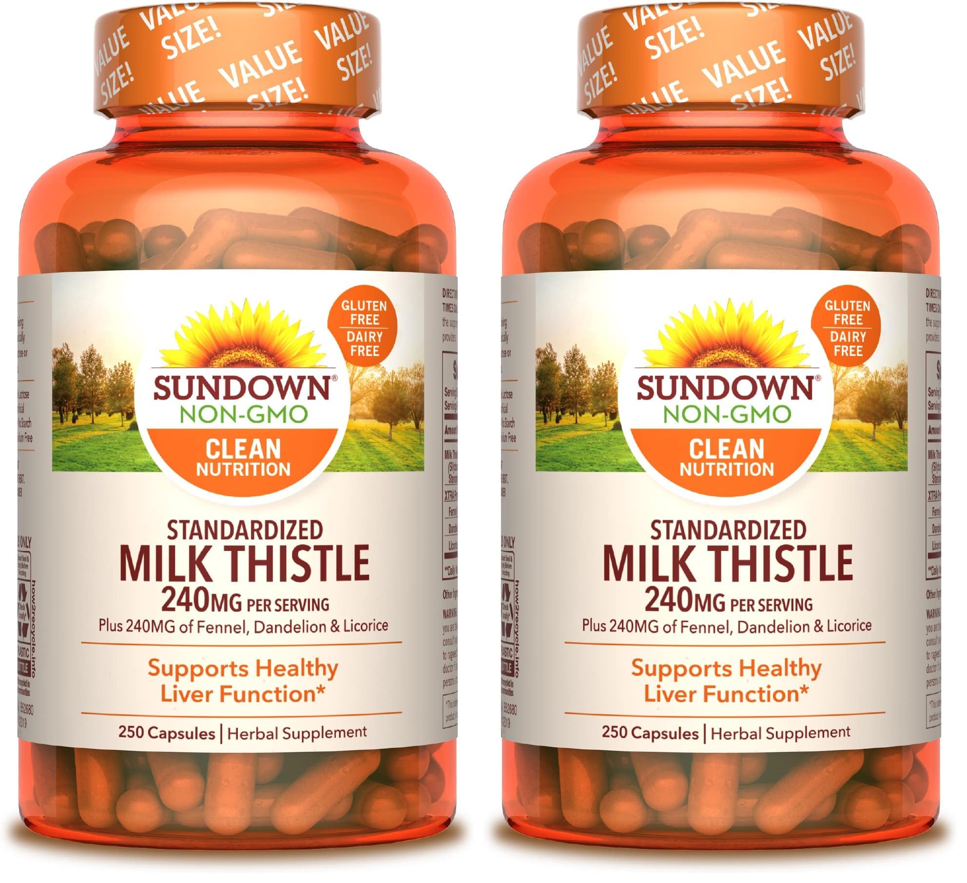 milk thistle capsules for liver support
