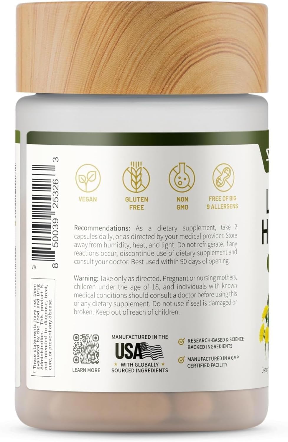 milk thistle capsules for overall health