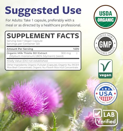 milk thistle capsules for overall health
