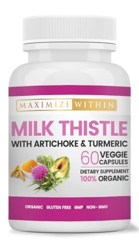 Milk thistle capsules for overall wellness