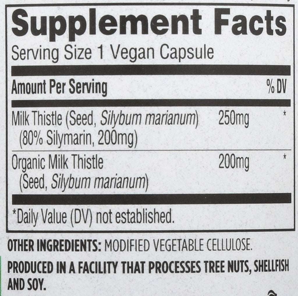 milk thistle capsules for overall wellness
