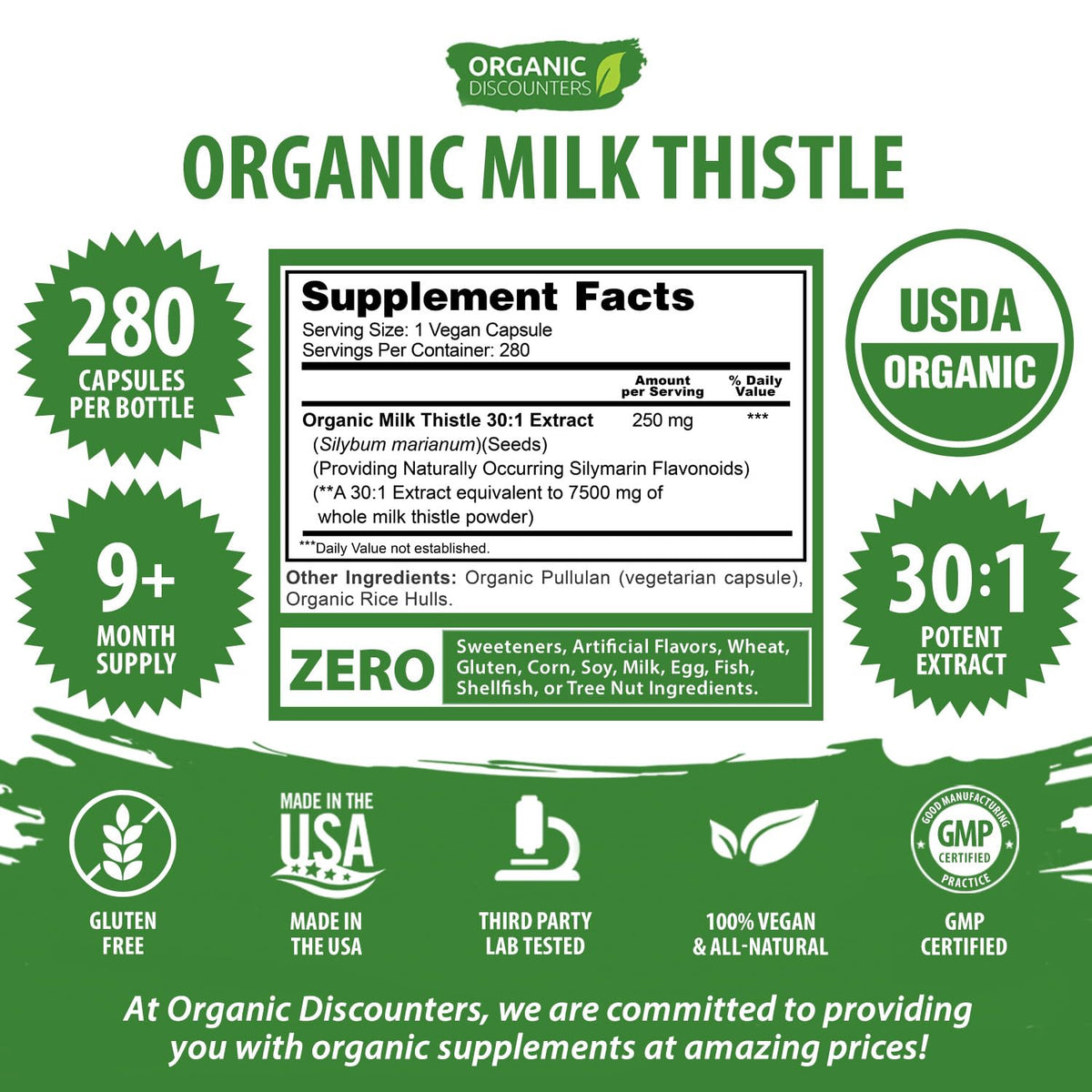 milk thistle capsules for overall wellness