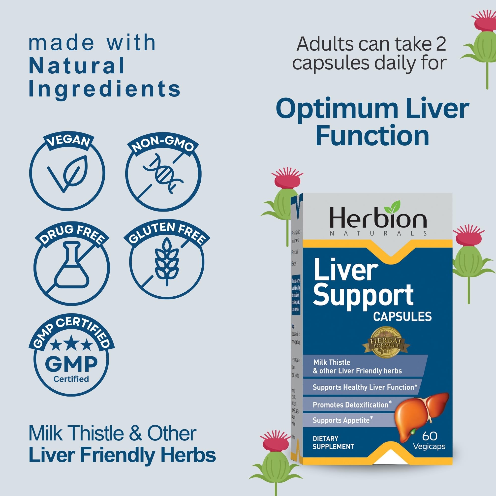 milk thistle capsules for vitality