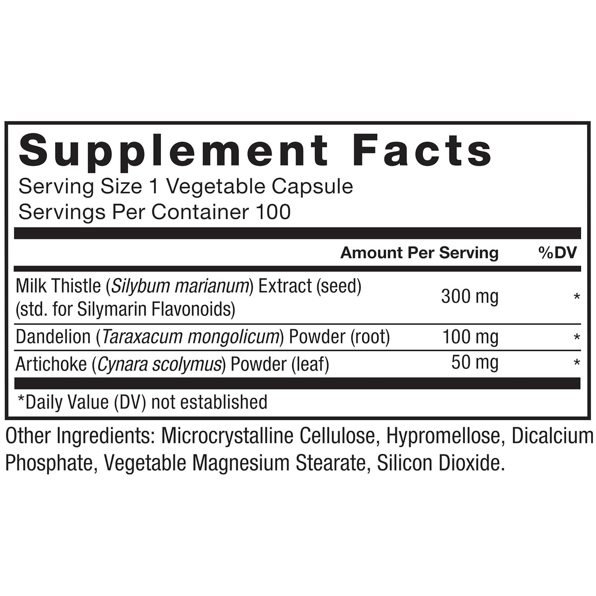 milk thistle capsules for wellness