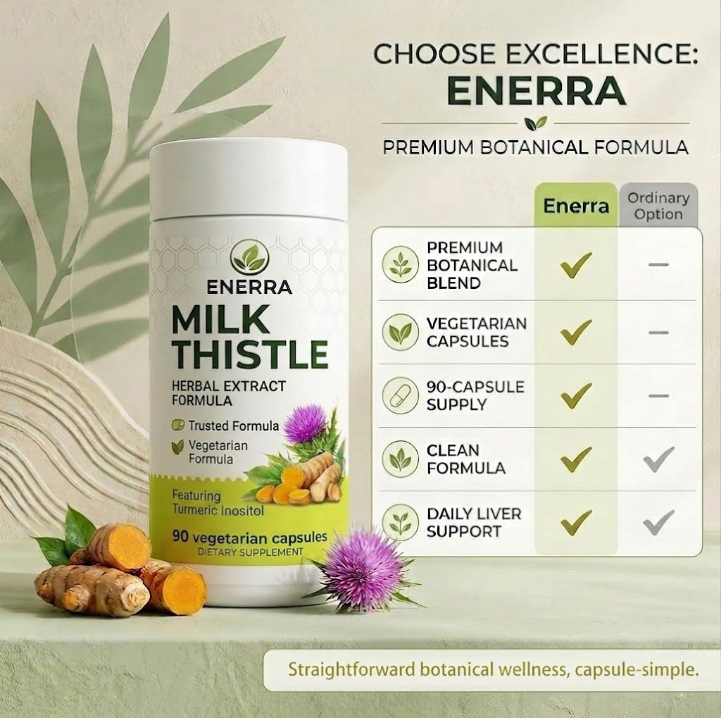 Milk Thistle capsules for wellness