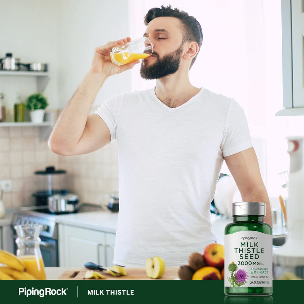 milk thistle capsules for wellness