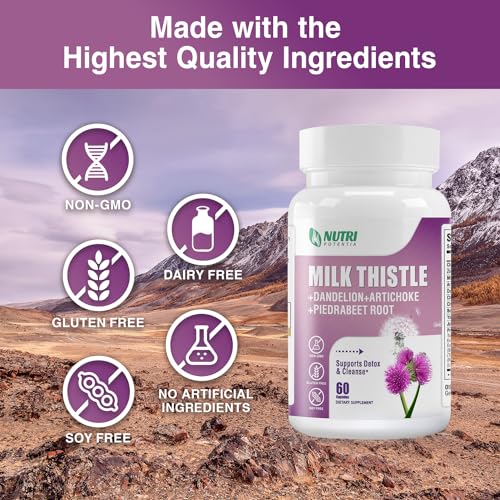 milk thistle capsules for wellness