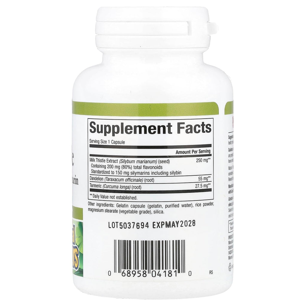 milk thistle capsules for wellness
