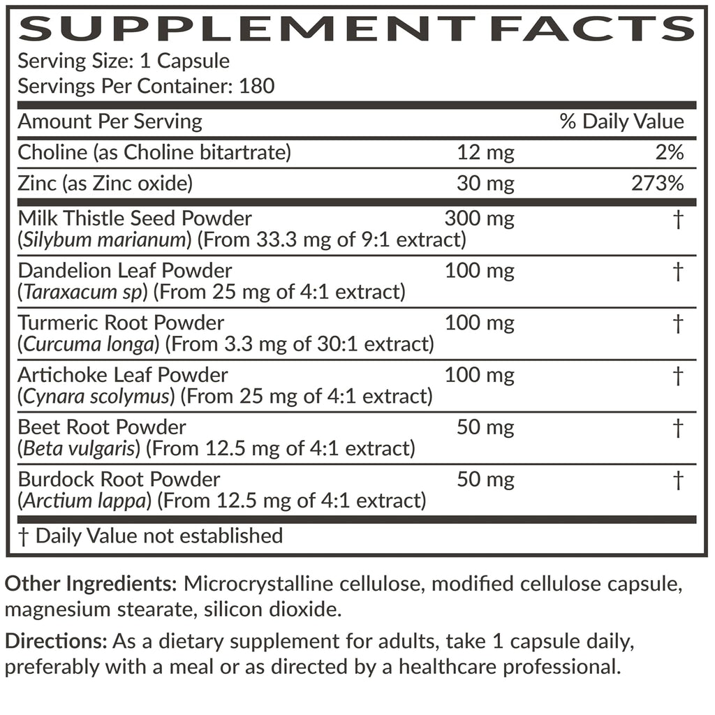 milk thistle capsules for wellness