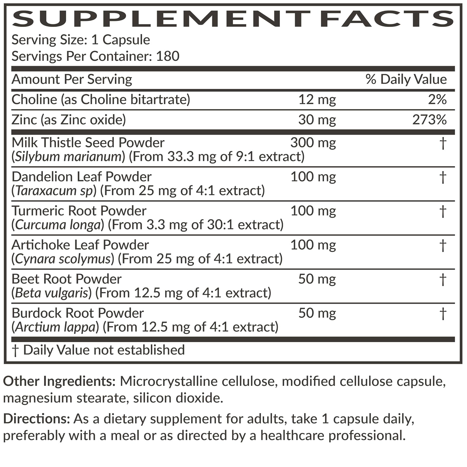 milk thistle capsules for wellness
