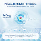 Milk thistle capsules for wellness