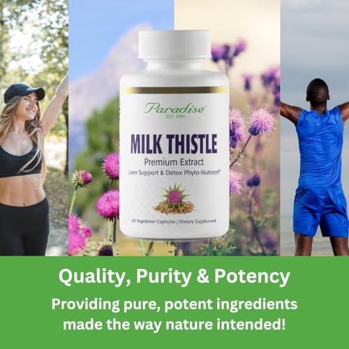 milk thistle capsules to support liver function