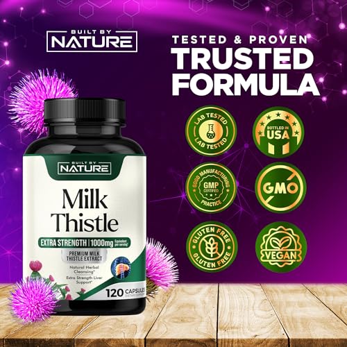 milk thistle capsules with dandelion root