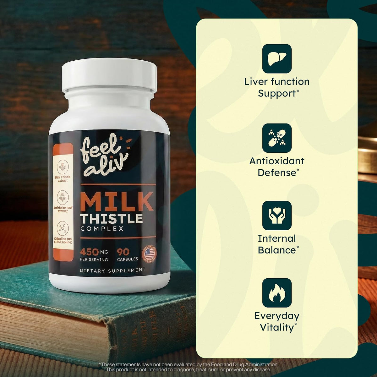Milk Thistle Complex antioxidant properties