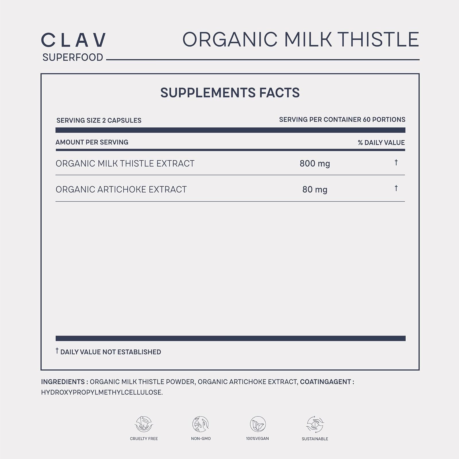 milk thistle complex for vitality