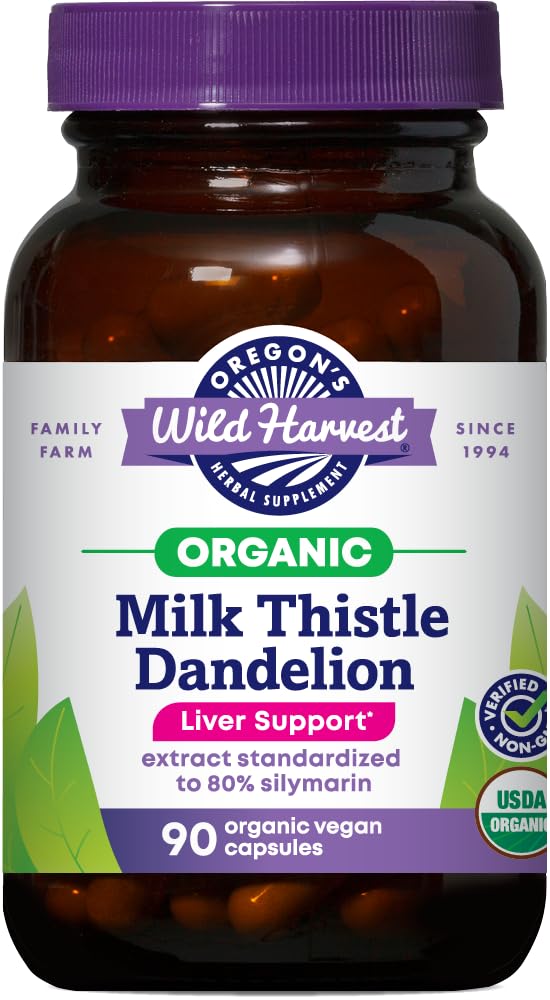 milk thistle dandelion herbal supplement