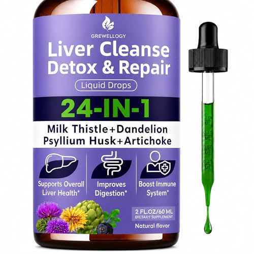 Milk thistle detox drops for wellness