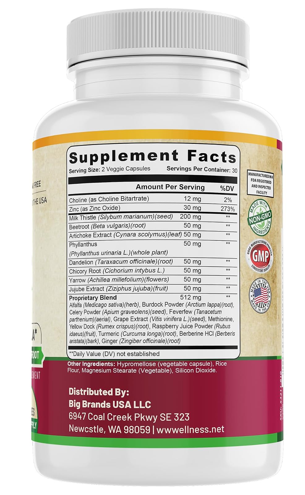Milk Thistle Detox Formula