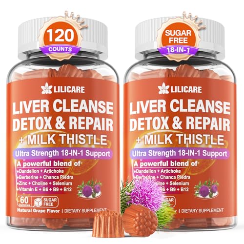milk thistle detox gummies for liver health